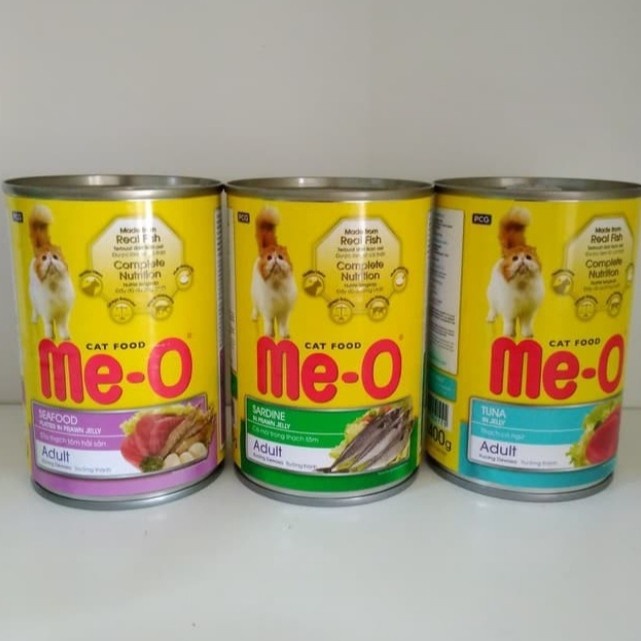 Jual MINIPETS Makanan Basah Kucing Meo Kaleng 400gr All Varian | Shopee ...