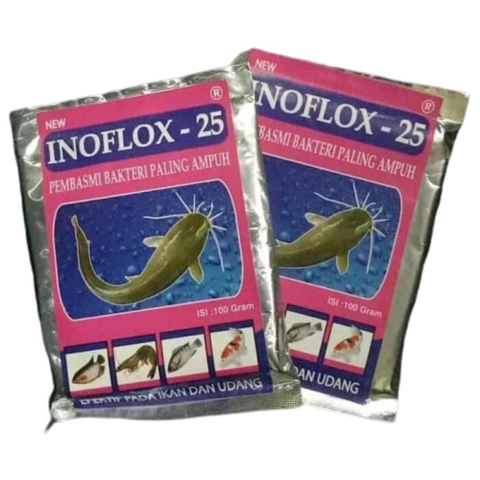 Jual Inoflox 25 100gr Obat Antibiotik Ikan Udang Enrofloxacin Enro 100 ...