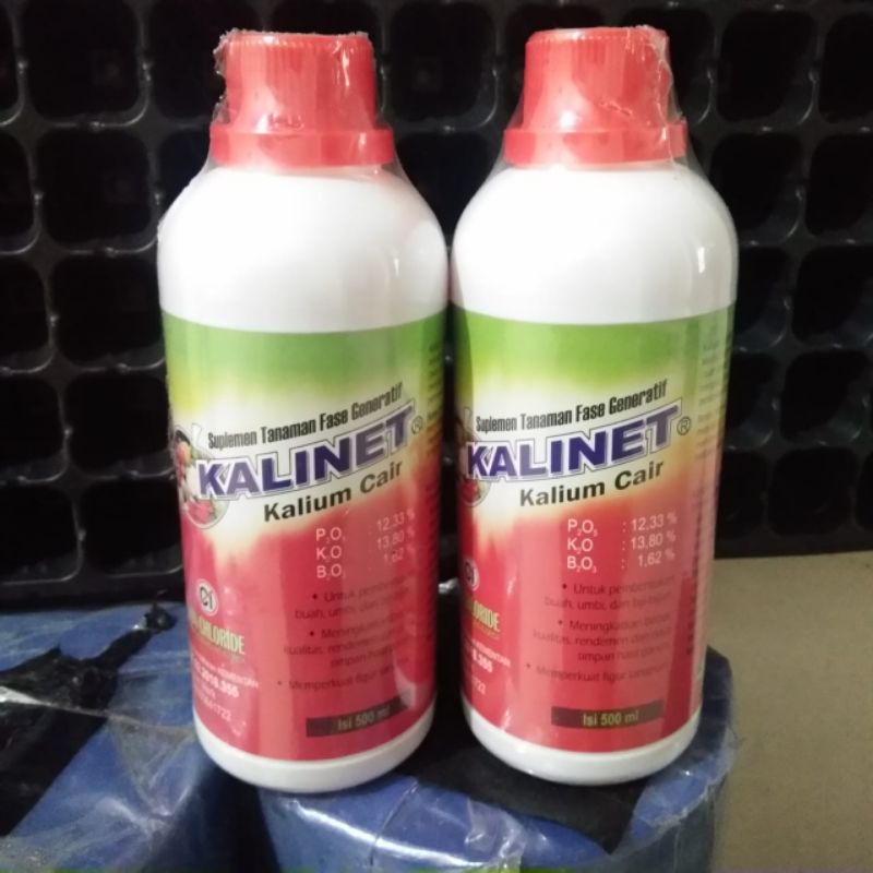 Jual Suplemen Tanaman Fase generatif KALINET Kalium Cair. Netto 500 ml ...