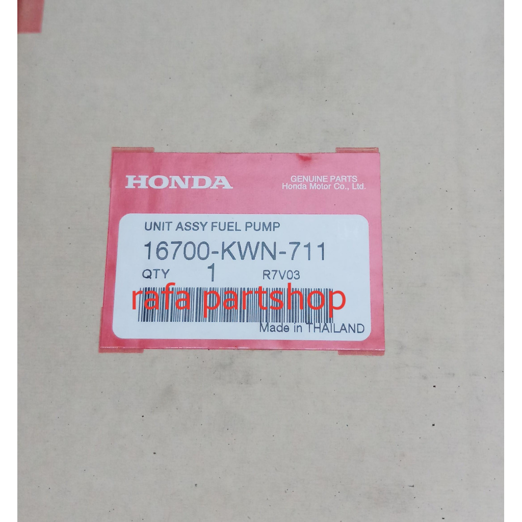 Jual Unit Assy Fuel Pump Pompa Bensin PCX 150 16700KWN711 ORI AHM ...