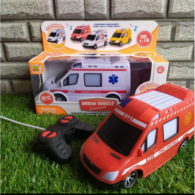 Jual mobil pemadam remote control -mainan edukasi mobil pemadam ...