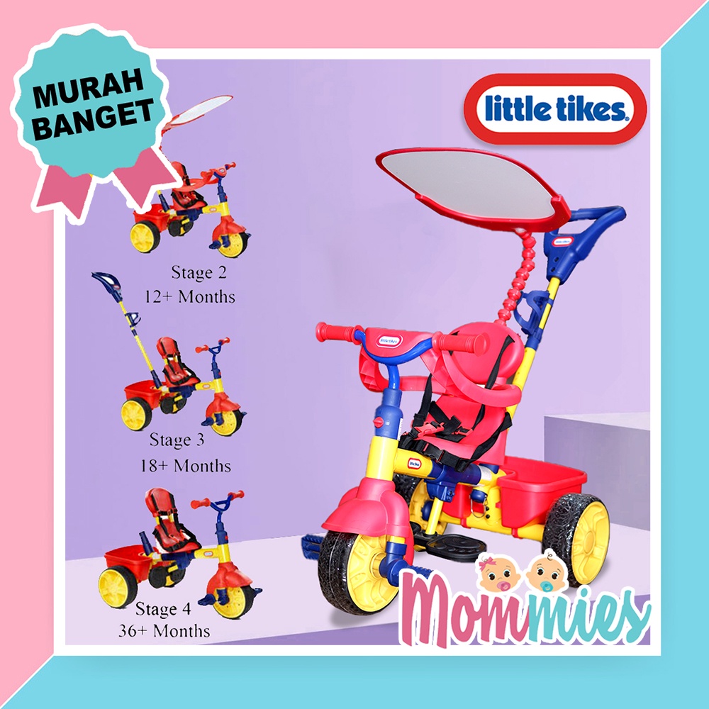 Jual Sepeda Anak Roda Tiga LITTLE TIKES 4IN1 TRIKE TRICYCLE | Shopee ...