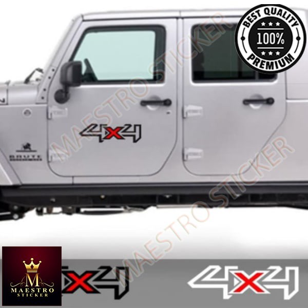 Jual M.STICKER Stiker 4x4 Cutting Sticker Mobil Off Road Land Rover ...
