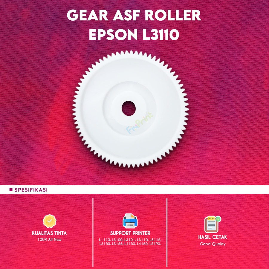 Jual Gear ASF Roller L1110 L1210 L3210 L3101 L3110 L3116 L3150 L3156 ...