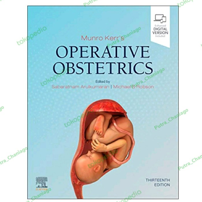 Jual JUAL Buku Munro Kerr's Operative Obstetrics, 13th Edition | Shopee Indonesia