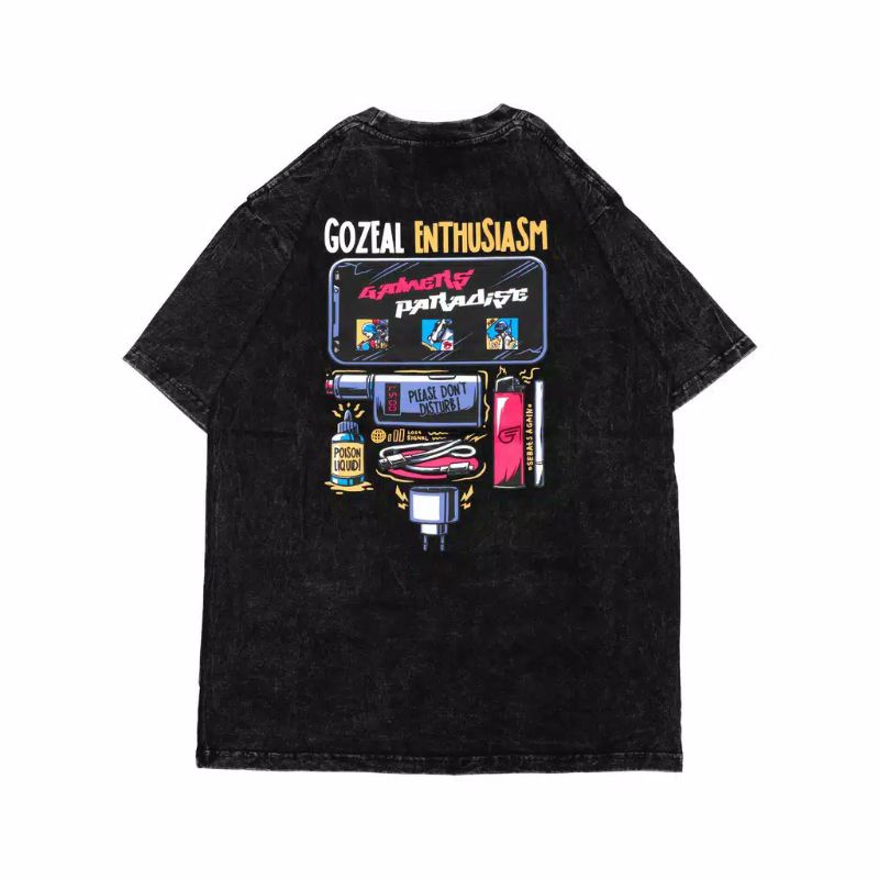 Jual KAOS/TSHIRT PRIA WANITA PREMIUM STONE WASH GOZEAL - PLAY GAME ...