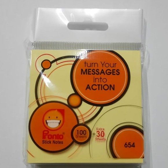 Jual Pronto Sticknotes Standard Yellow (75 X 75 mm) | Shopee Indonesia