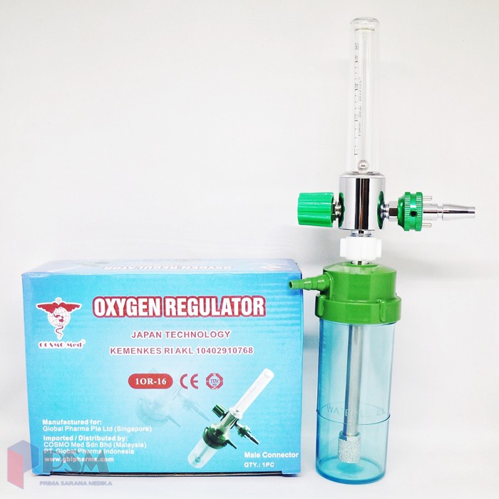 Jual Flowmeter Oxygen Wall Male Connector C&U / Regulator Oksigen ...