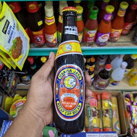 Jual KECAP ASIN ATOM CAP BULAN | KECAP BULAN 320ML KECAP PALEMBANG ...