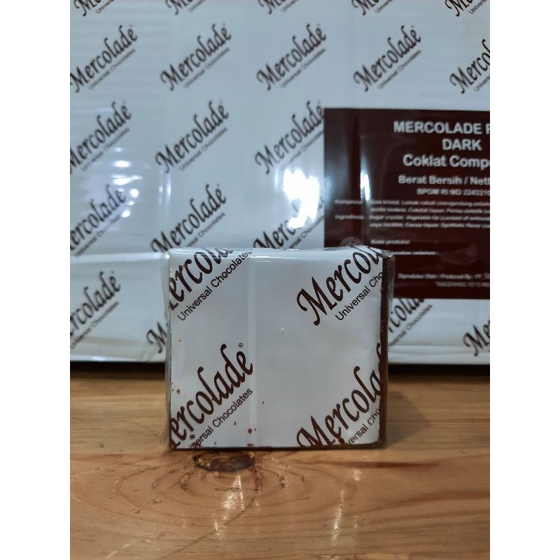 Jual MERCOLADE FLEXY DARK CHOCOLATE COMPOUND 250 GR /COKLAT BATANG ...