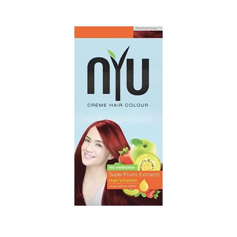 Jual NYU Cream Hair Colour Semir Rambut / Pewarna Rambut Sachet 20gr ...