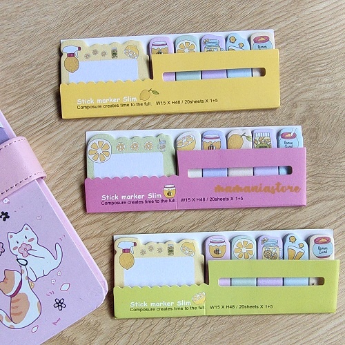 Jual POST IT KERTAS KARAKTER KECIL / STICKY NOTE KERTAS KARAKTER KECIL ...