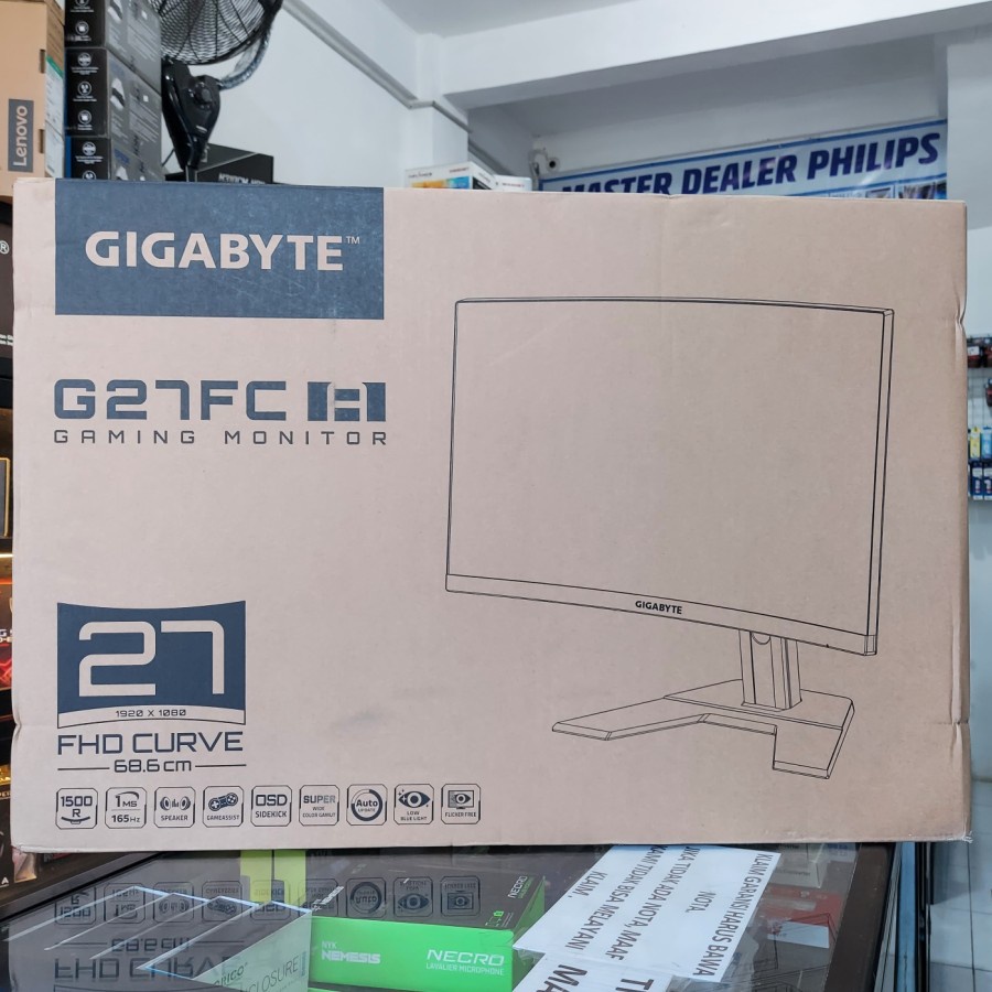 Jual MONITOR GIGABYTE G27FC A-EK CURVE/ MONITOR GAMING GIGABYTE ...