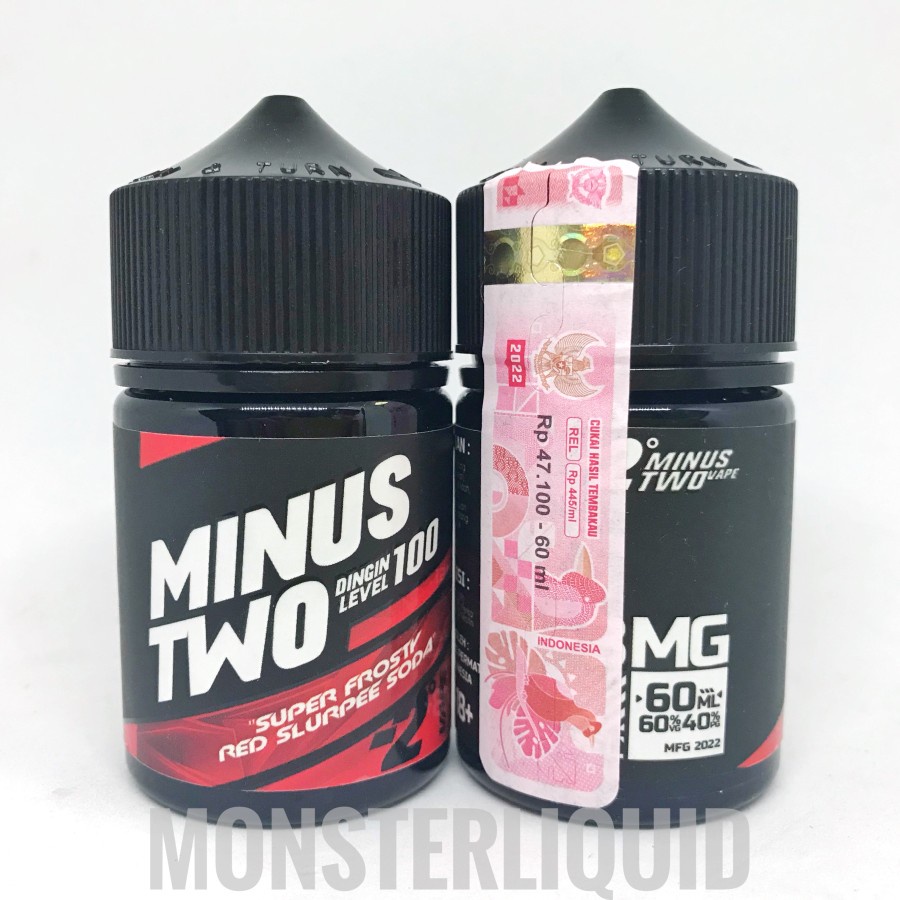 Jual MINUS TWO V3 RED SLURPEE SODA BY VAPE PACKERS 3MG 60ML | Shopee ...