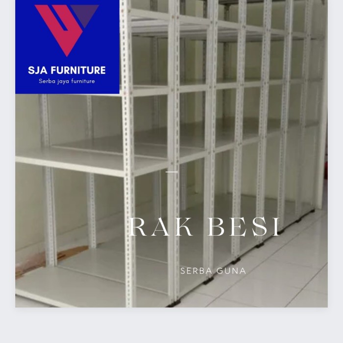 Jual rak besi 5 susun kuat kokoh besi siku plat hambalan ukuran ...
