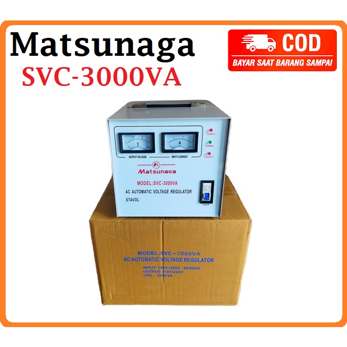 Jual Stabilizer Matsunaga Stabilizer/stavol listrik 3000 va Alat ...
