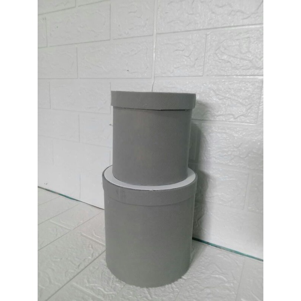 Jual bloom box 2 set | Roundbox paket 2pcs diameter 12 cm dan 15cm box ...