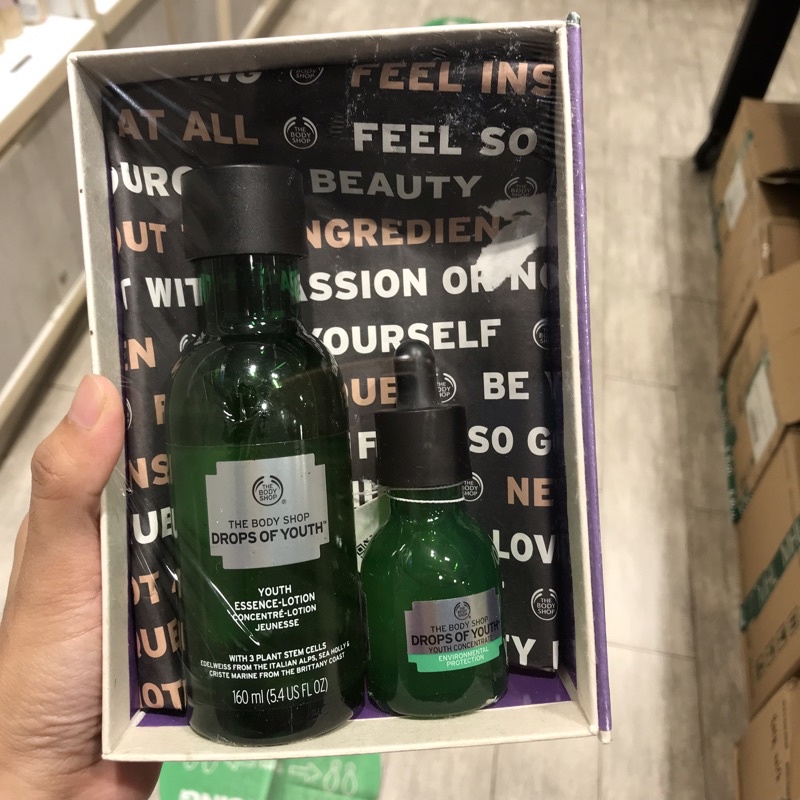 Jual GIFT DROPS OF YOUTH THE BODY SHOP | Shopee Indonesia