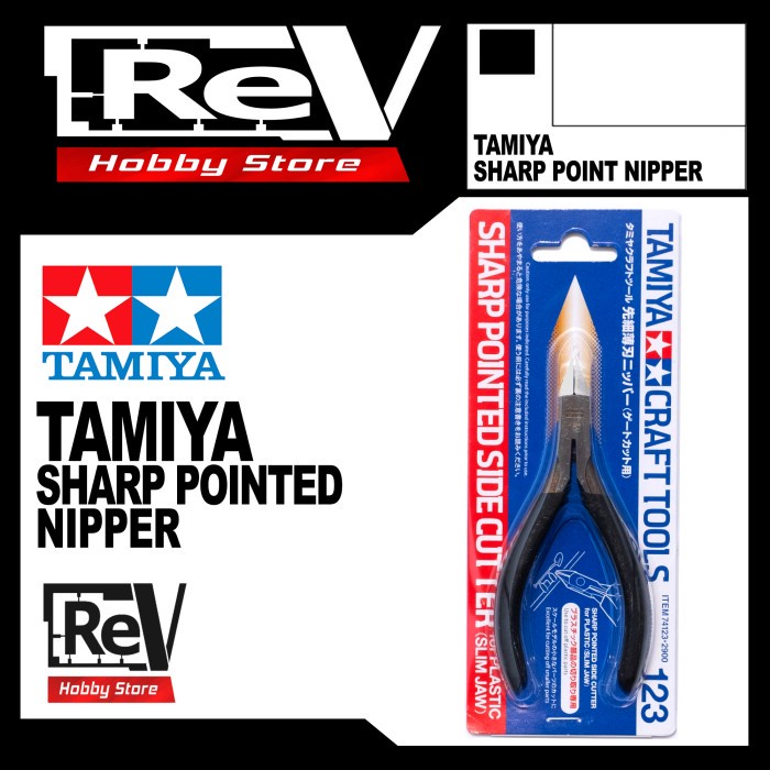 Jual TAMIYA SHARP POINTED NIPPER SLIM JAW TA 74123 | Shopee Indonesia