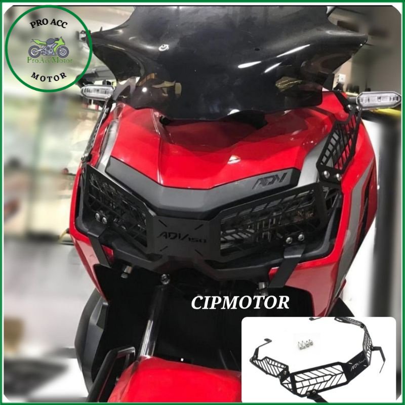 Jual Cover Pelindung Lampu depan Honda ADV 150 ADV 160 Cover Front ...