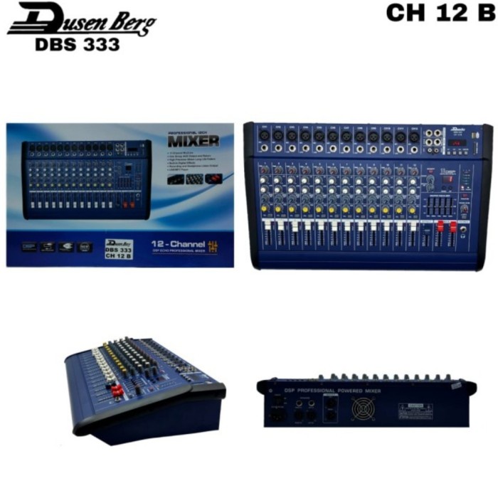 Jual Power Mixer Dusenberg 12 Channel DBS 333 CH-12B Bluetooth USB ...