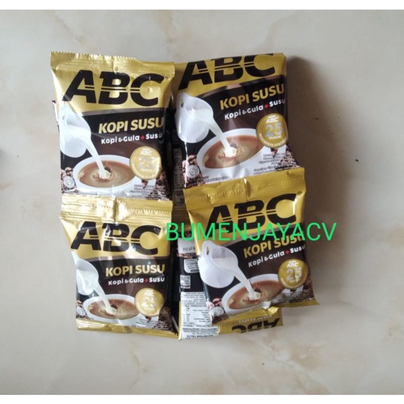 Jual Kopi ABC susu kopi susu rencengan isi 10 pcs | Shopee Indonesia