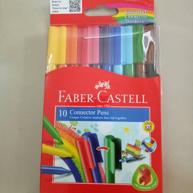 Jual Faber-Castell 10 connector pens | Shopee Indonesia