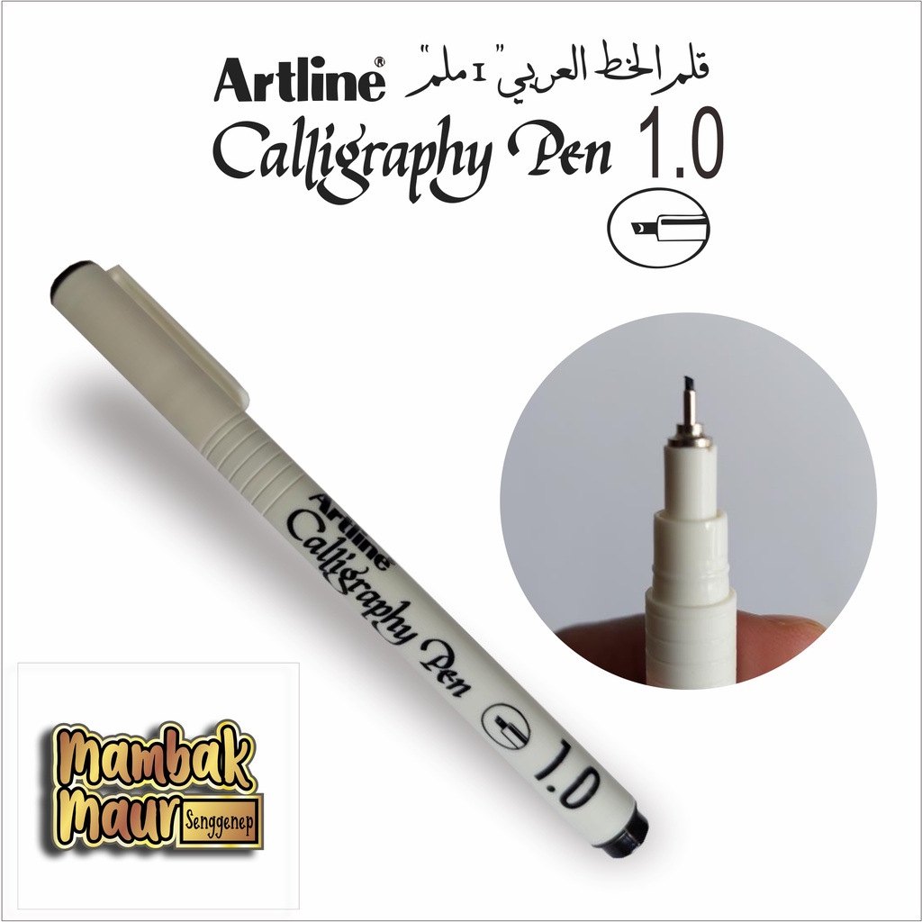 Jual SPIDOL KALIGRAFI ARAB - ARTLINE CALLIGRAPHY PEN TINTA HITAM ...