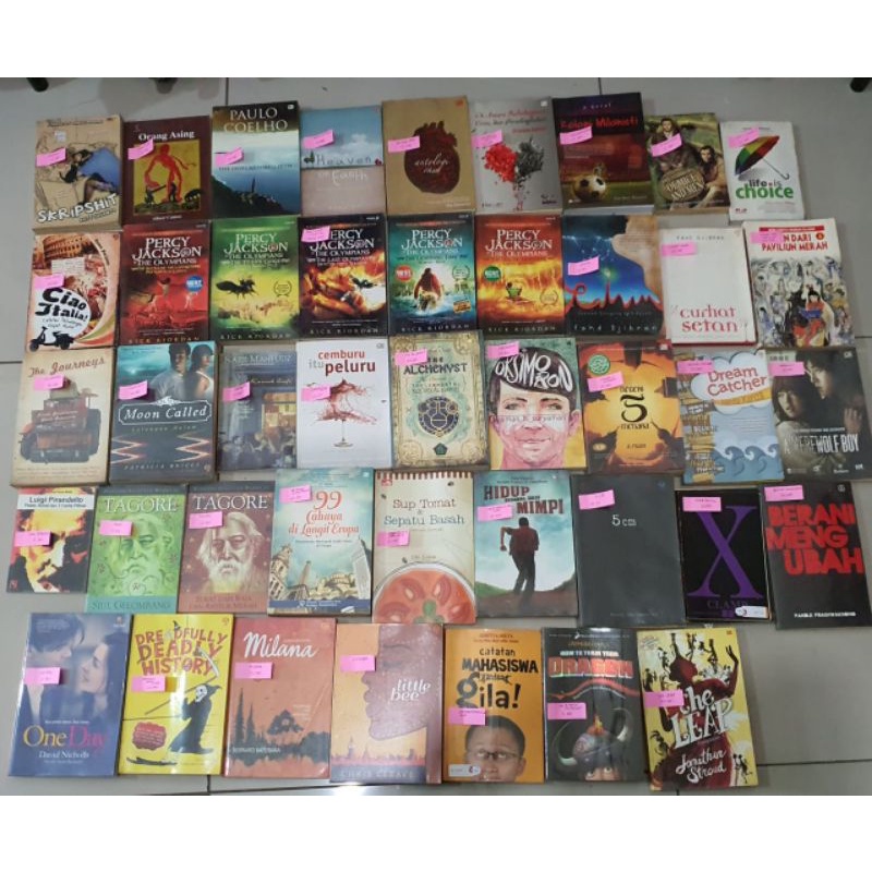 Jual Buku Obral Preloved Murah - Novel Komik Bekas Random | Shopee Indonesia
