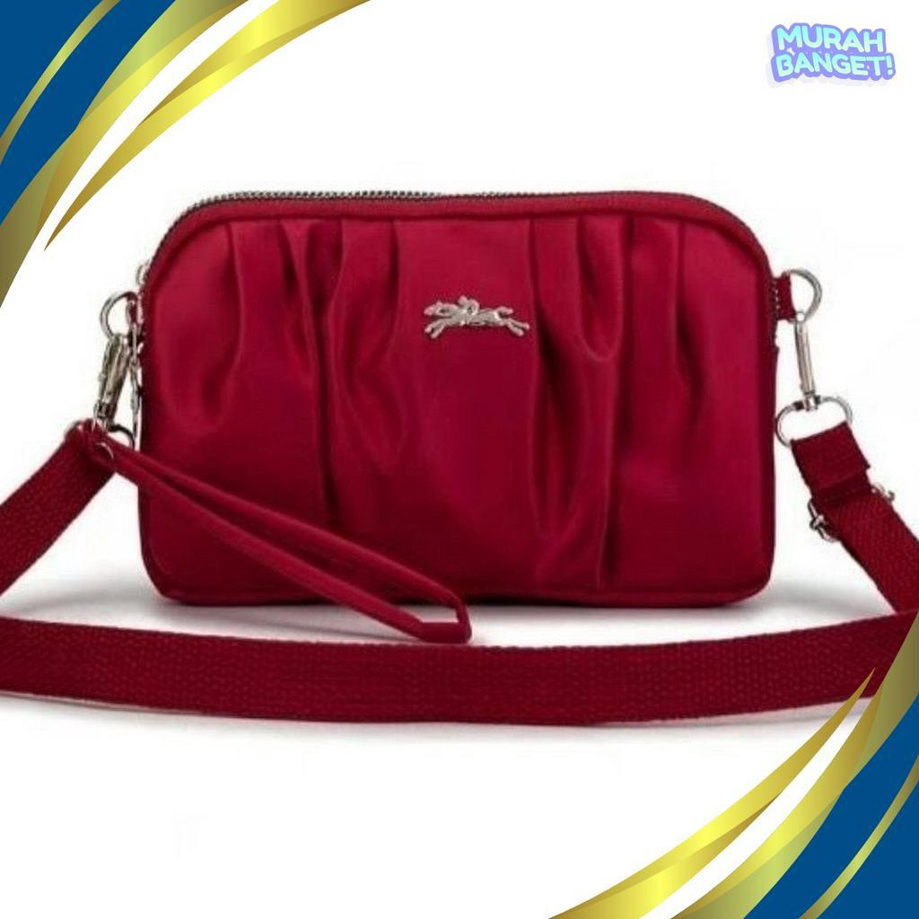 Jual BERKAH SHOPEE Tas Dompet Model kerut simple di bawa | Shopee Indonesia