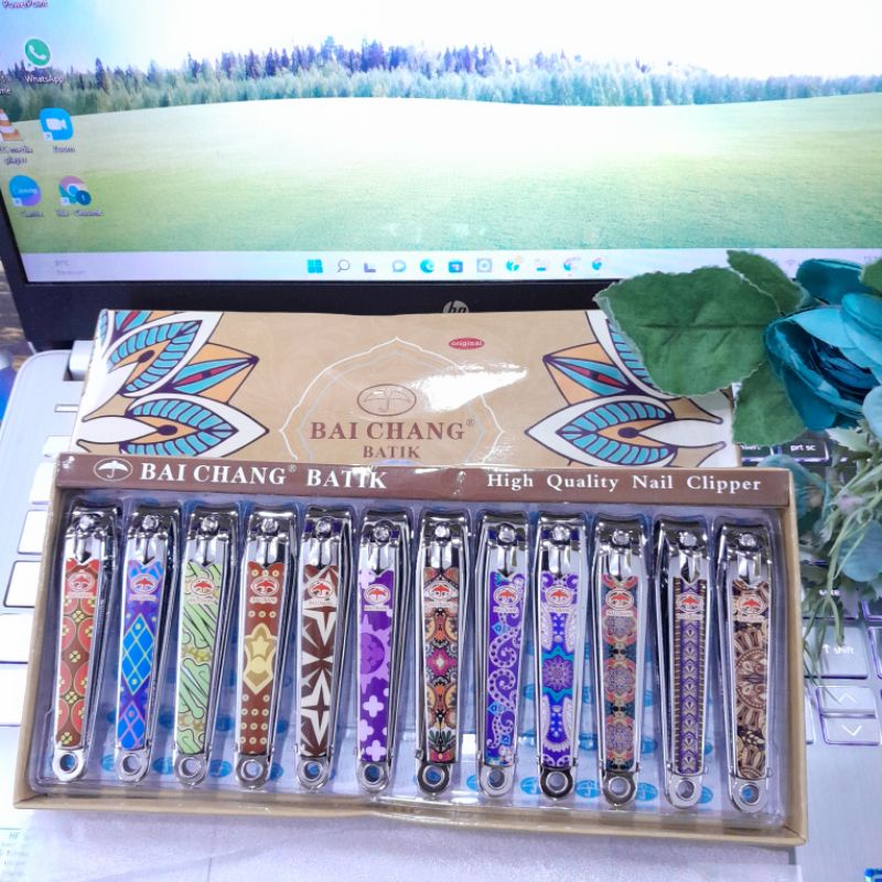 Jual Gunting Kuku Ori Bai Chang Motif Batik Cantik 1Pcs | Shopee Indonesia