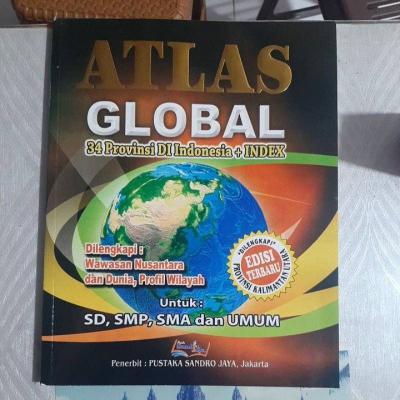 Jual Atlas Global 34 Provinsi di Indonesia + Index | Shopee Indonesia