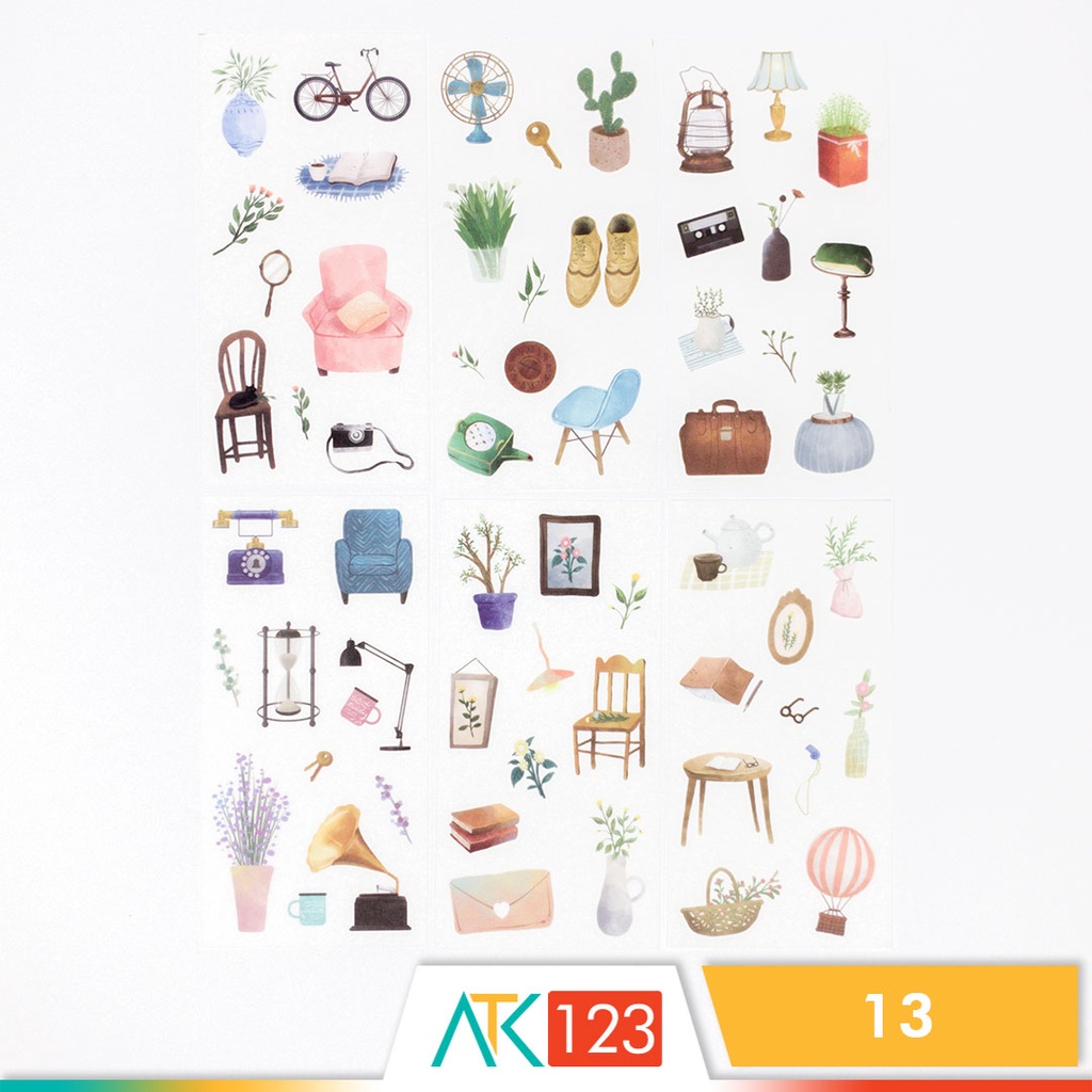 Jual Stiker Estetik Karakter Kartun Lucu / Cartoon / Doodle / Nature ...