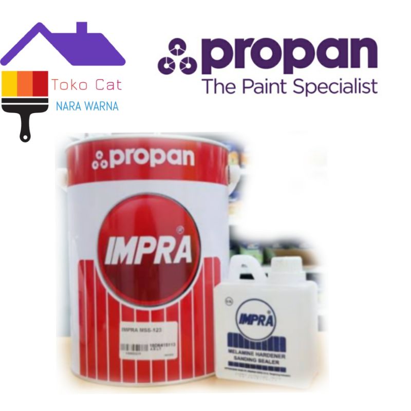 Jual Propan Impra Melamine Cat Kayu Transparant 2komponen 5Liter ...