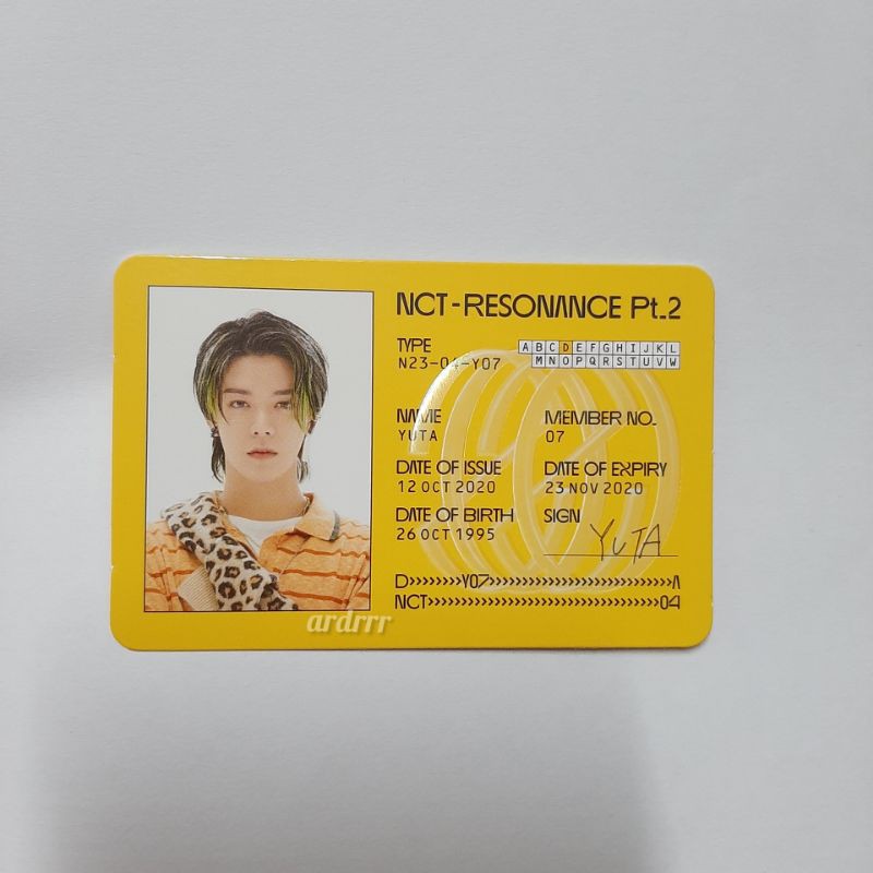 Jual id card yuta [BOOKED] | Shopee Indonesia