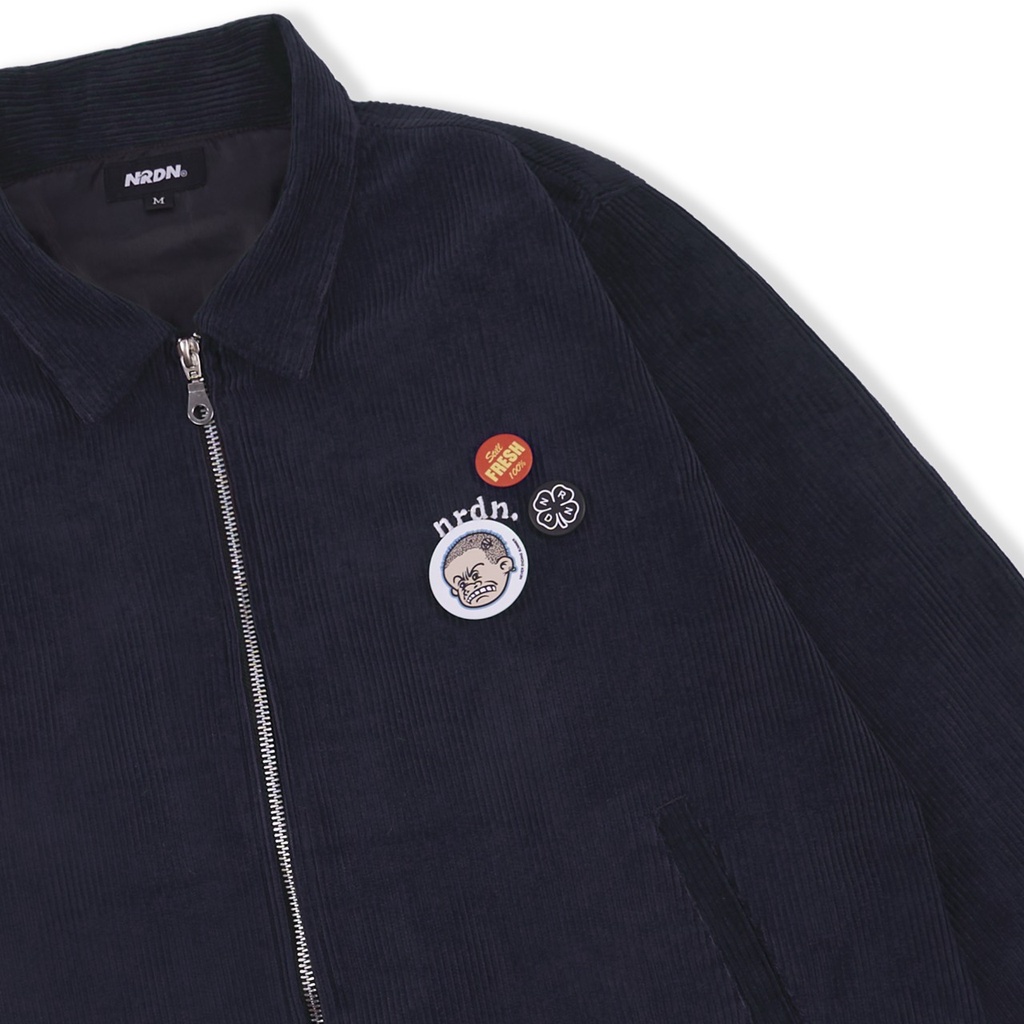 Jual NRDN Clothing Jaket TRUCKER JACKET CORD NAVY | Shopee Indonesia