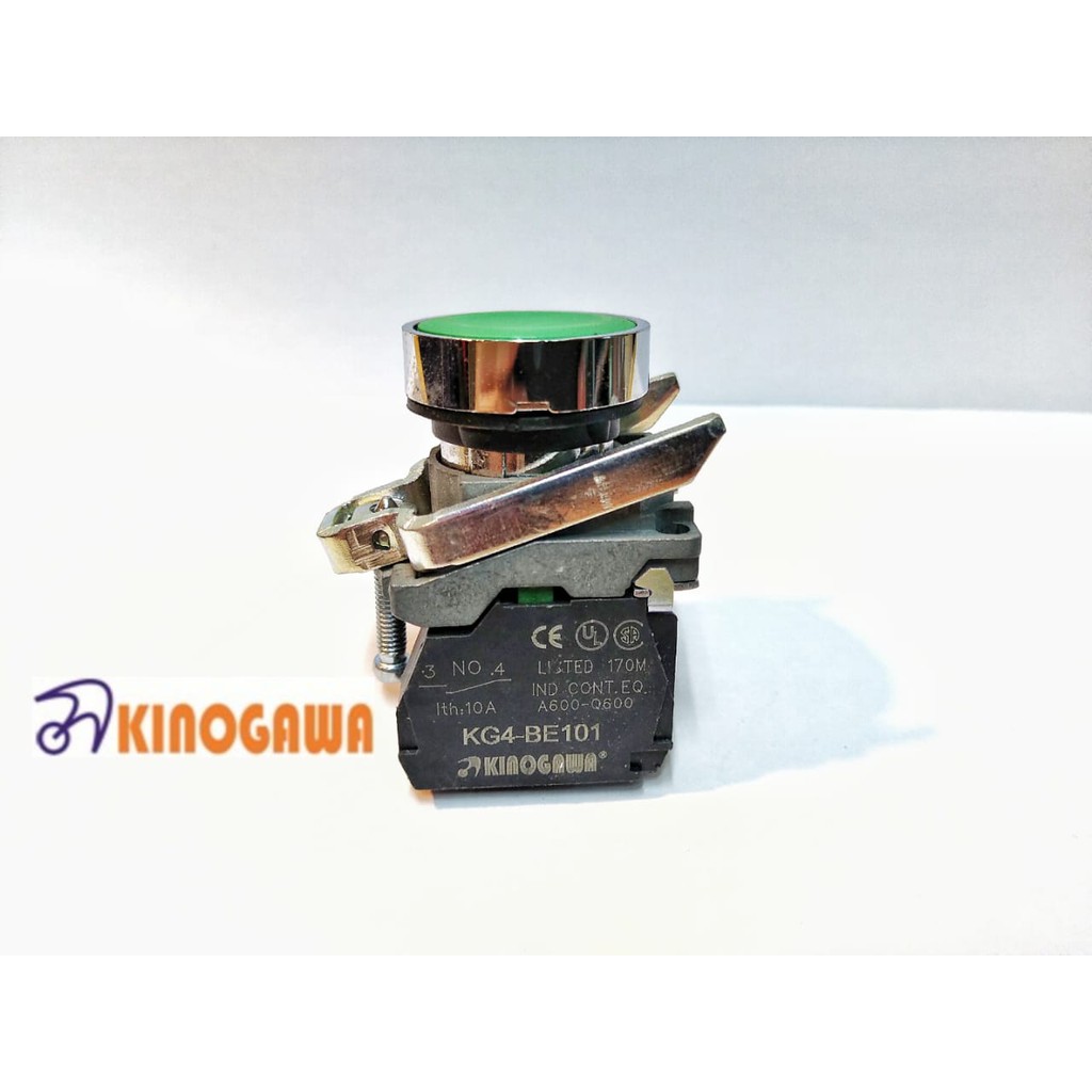 Jual Push Button Model XB4 22mm Hijau Merah - Body Besi Tombol Push ...