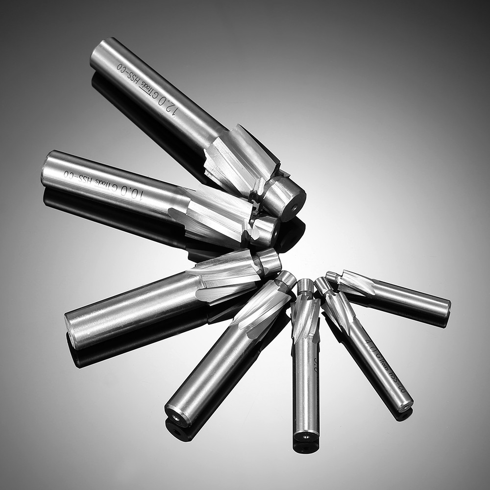 Jual IMPORT M3-M12 7pcs milling cutters Counterbore Set 4 Flutes ...