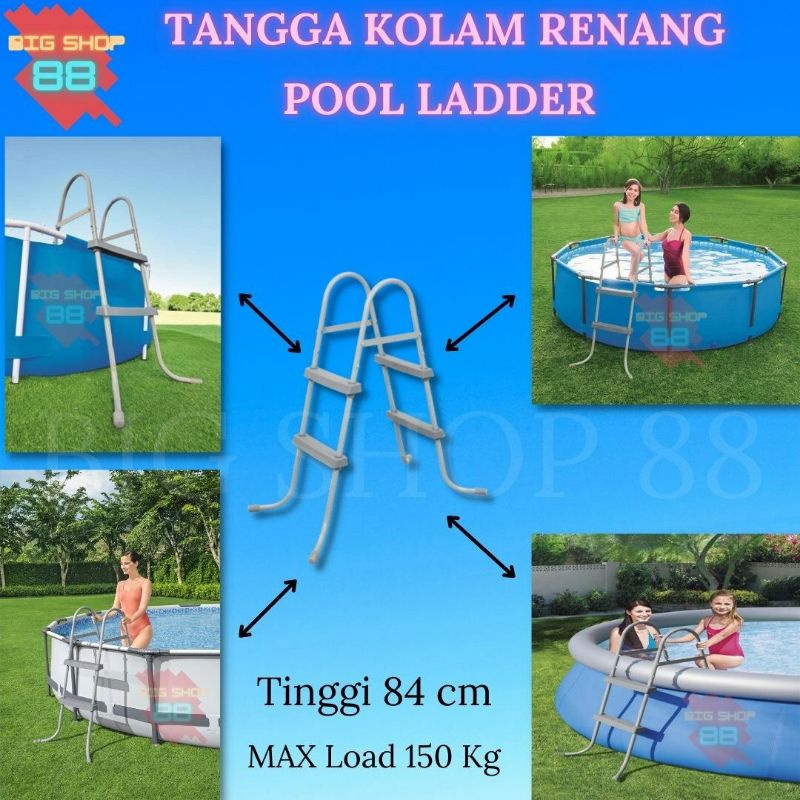 Jual TANGGA KOLAM RENANG SWIMMING POOL LADDER BESTWAY 84 CM | Shopee ...