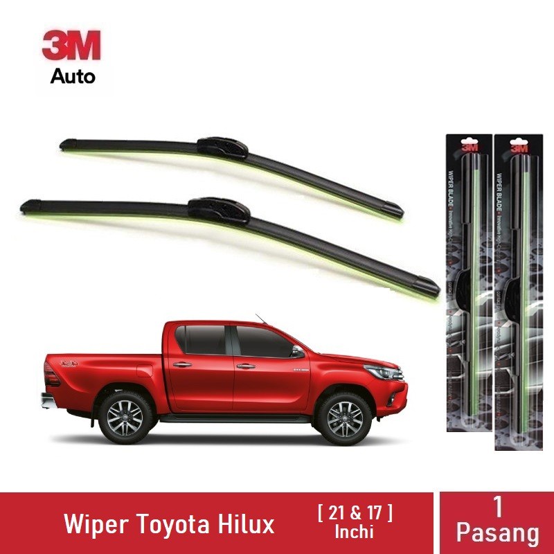 Jual 3M Wiper Frameless Mobil Toyota Hilux - 21 dan 17 inch | Shopee Indonesia