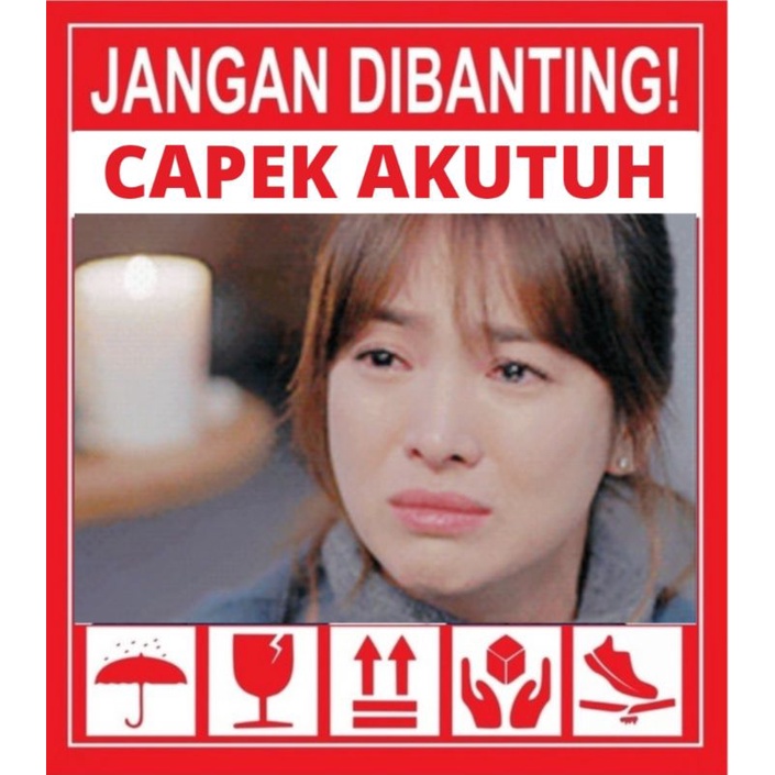 Jual (READY STOK)Stiker Fragile K-POP Song Hye Kyo | Stiker Fragile ...