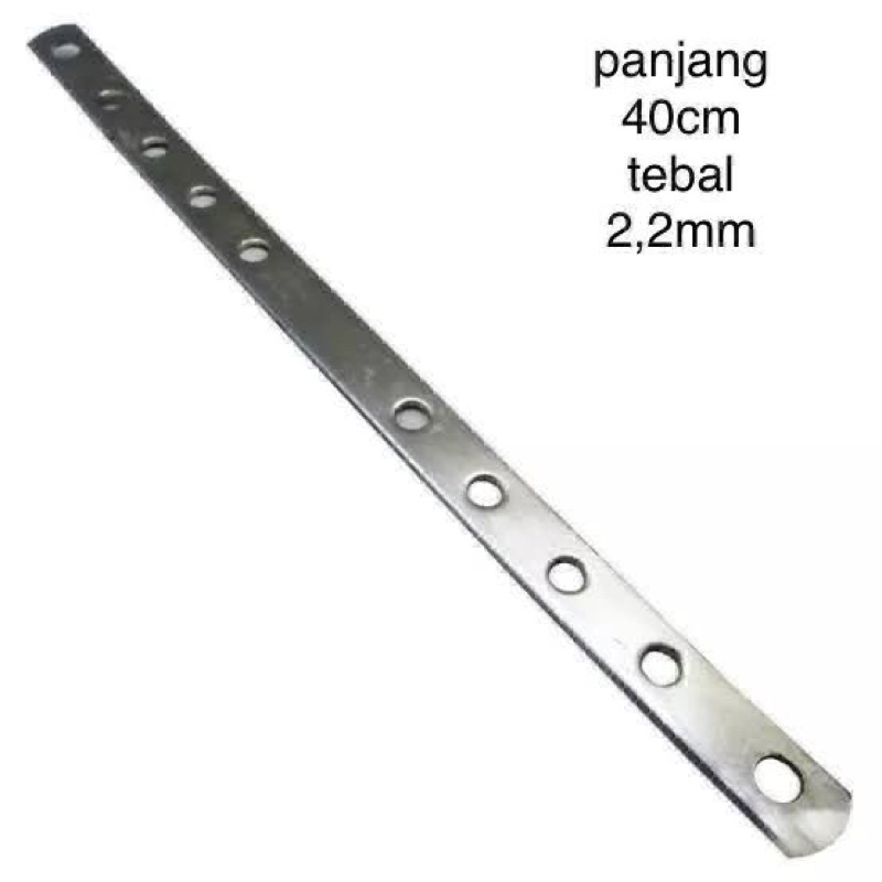 Jual PLAT BOLONG BESI KROME CHROME PANEL REM BESI PADAT XL PLAT BOLONG ...