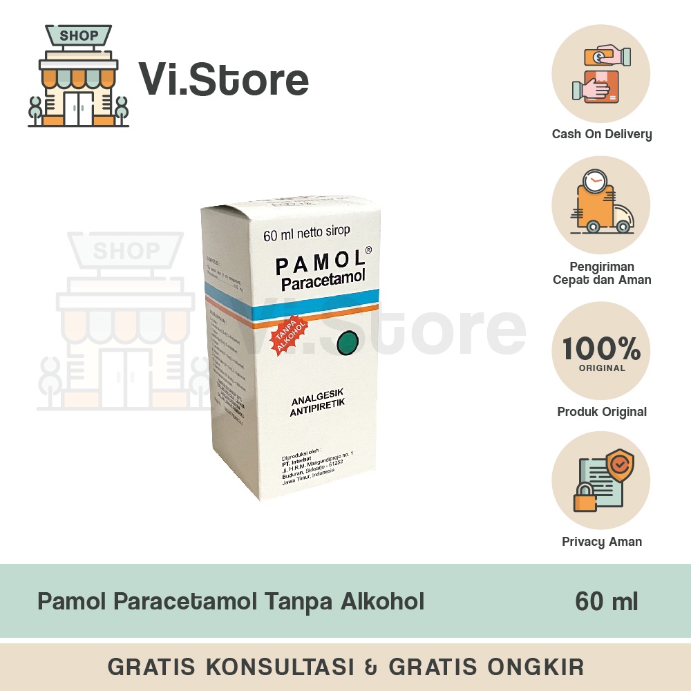 Jual Pamol Paracetamol Sirup 60 ml | Shopee Indonesia