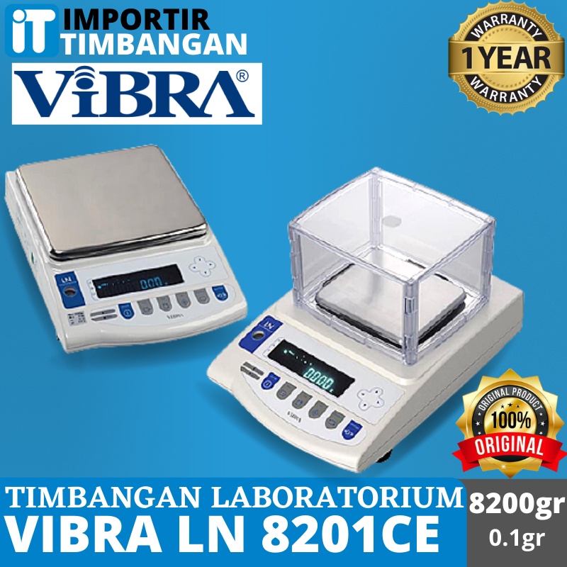 Jual Timbangan High Class Precision Balance Merk Vibra LN 8201CE x 0 ...