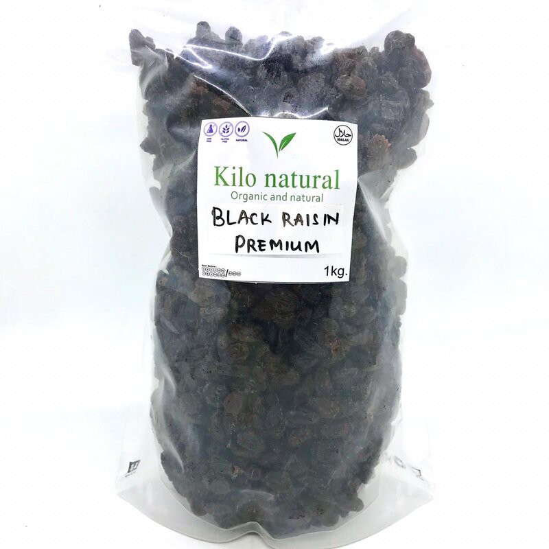 Jual BLACK RAISIN PREMIUM 1KG / KISMIS HITAM PREMIUM 1KG | Shopee Indonesia