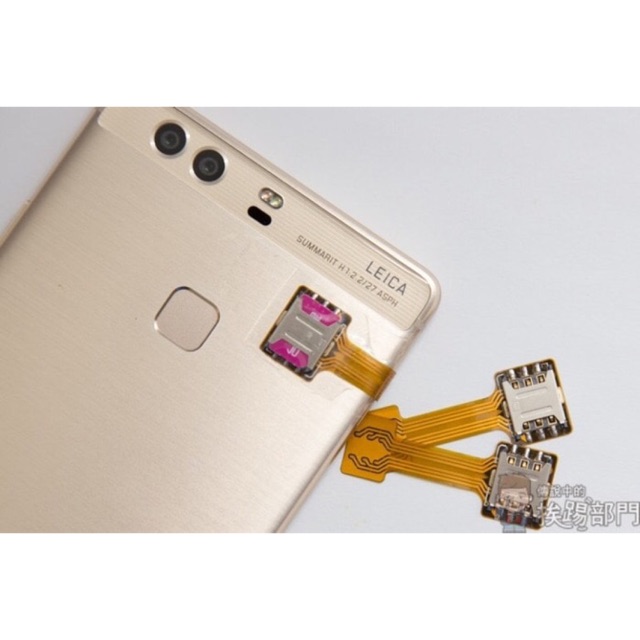 Jual Dual sim Card adaptor hybrid sim Card Extender Micro dan Nano SD ...