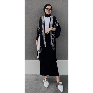 Jual OUTER BATIK KIMONO CARDIGAN KONDANGAN SIMPEL OVERSIDE | Shopee ...