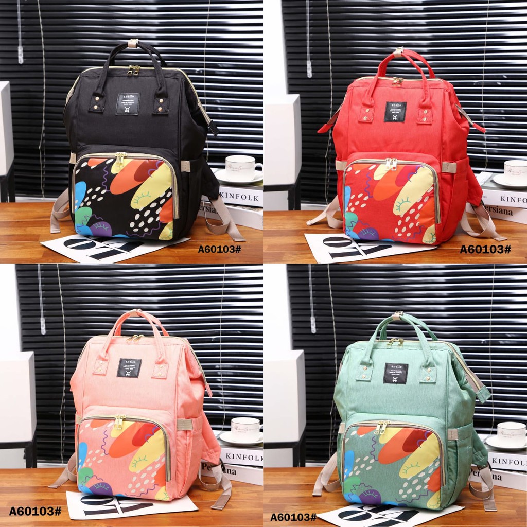 Jual Tas ANELLO Diapers Backpack A60103 | Shopee Indonesia