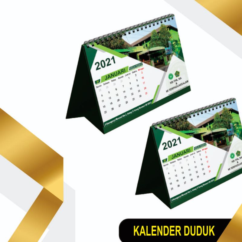 Jual Cetak kalender Duduk Custom Murah Ukuran A5 | Shopee Indonesia