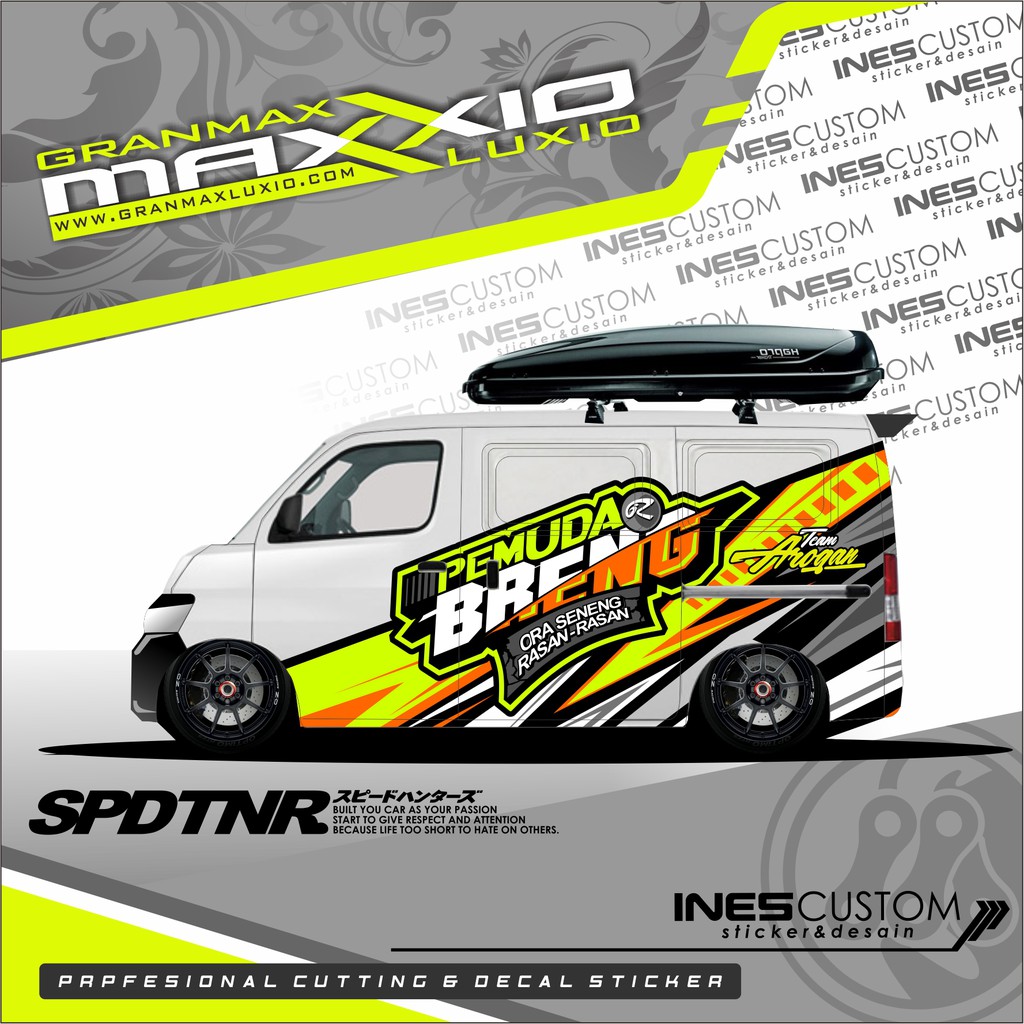 Jual Stiker decal grandmax blindvan custom stabilo | Shopee Indonesia